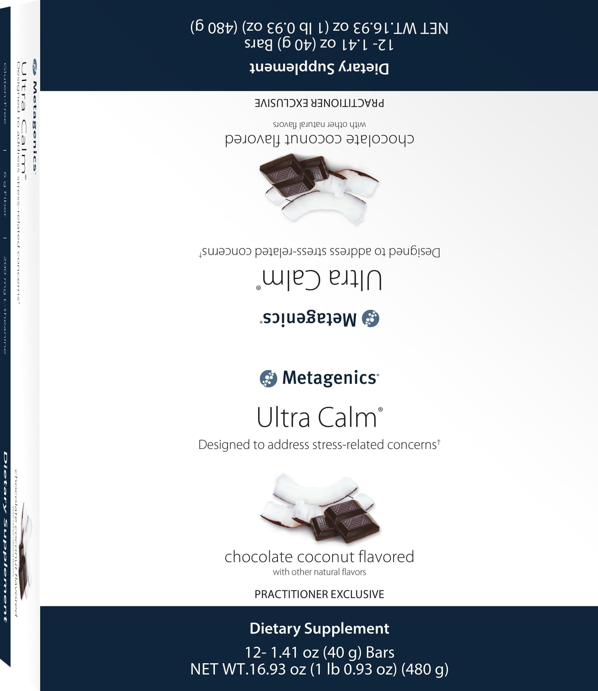 Amazon.com : Ultra Calm Chocolate Coconut, 1.41 Ounce Bar, 12 Count ...