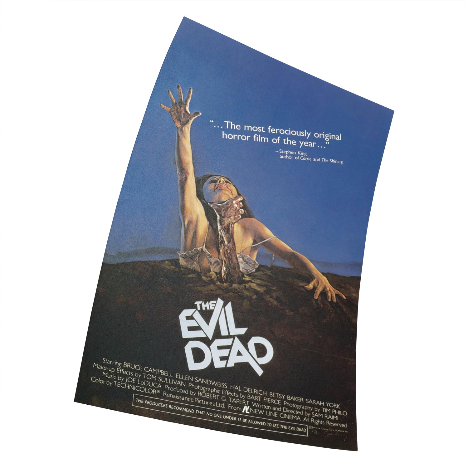 Poster Original Do Filme Evil Dead