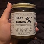 Amazon.com : Santa Cruz Paleo Beef Tallow for Skin Care & Cooking, 100% Grass Fed and Finished ...
