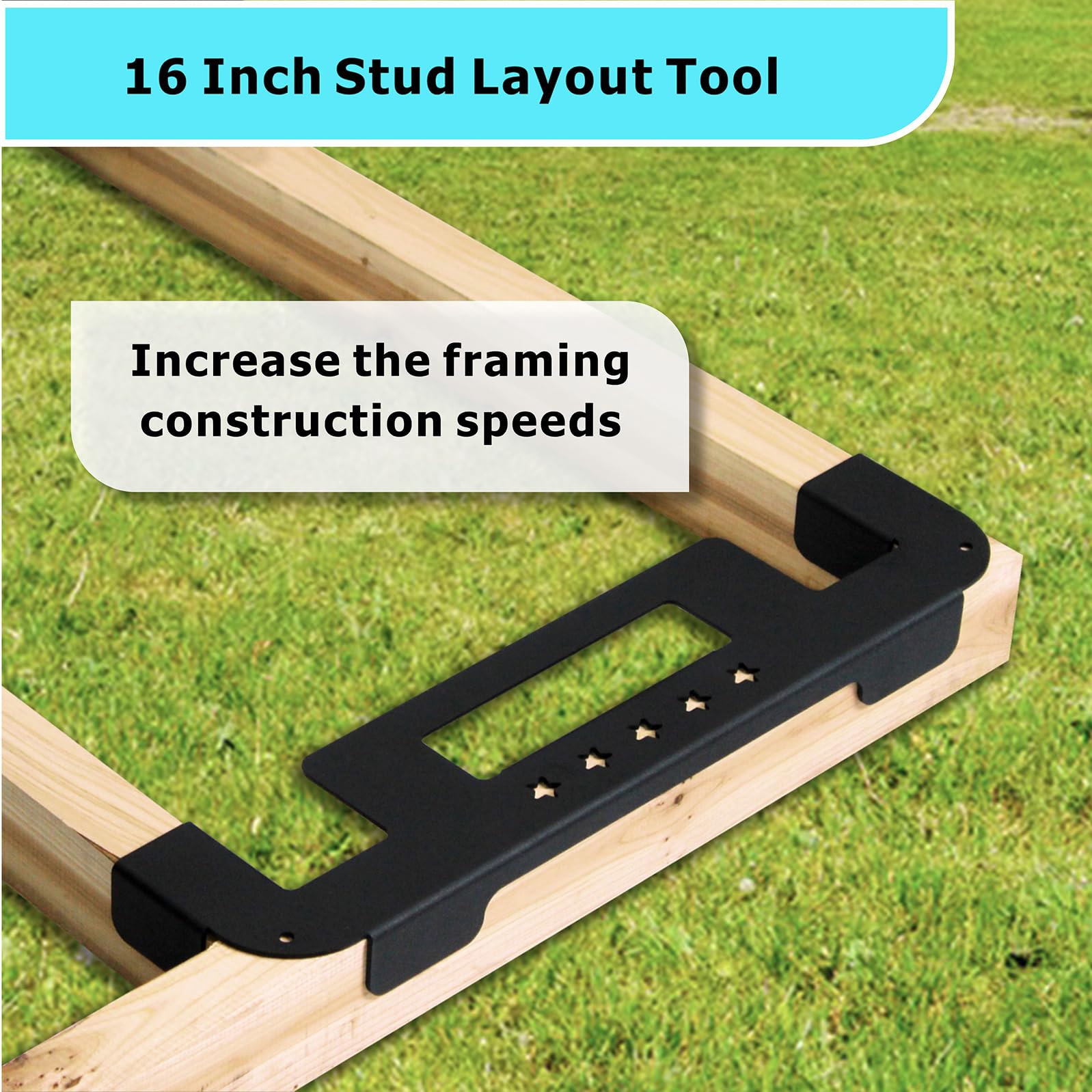 Snapklik.com : Wdwlbsm 1PCS Framing Tools 16 Inch Stud Layout Tool