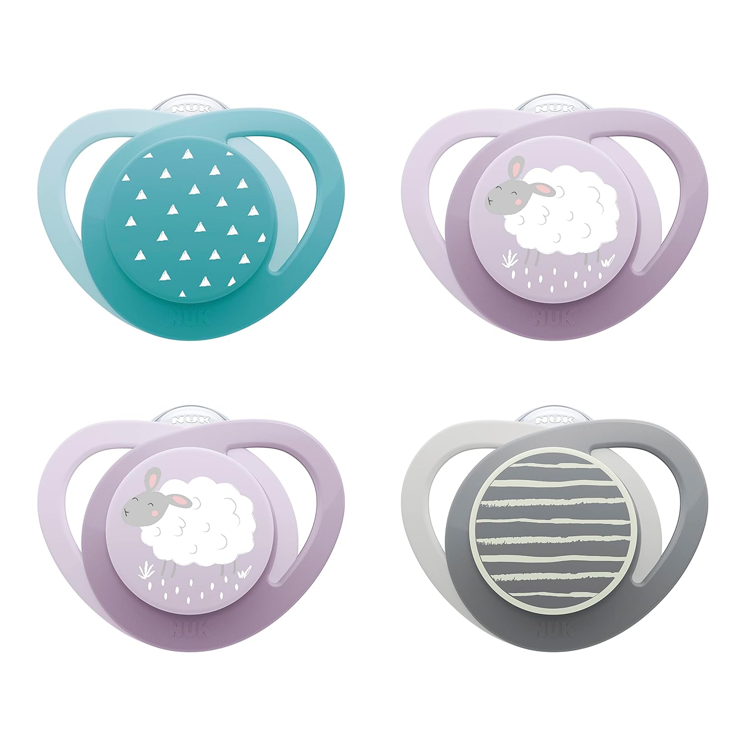 Amazon.com : NUK Glow-in-The-Dark Orthodontic Pacifier with Heart ...