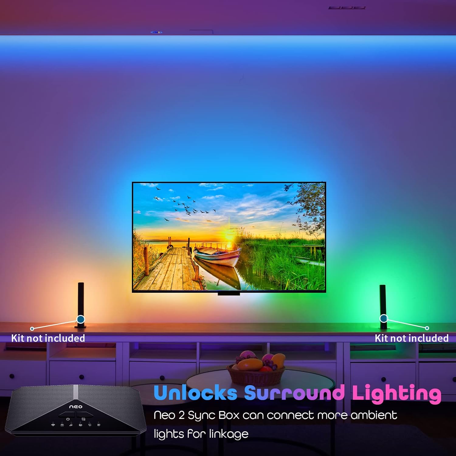 Buy Lytmi Fantasy Classic Kit with Neo 2 Sync Box & 65~74” TV LED ...
