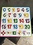 Amazon.com: Number Puzzle for Toddlers Jumbo - Educational Wooden ...