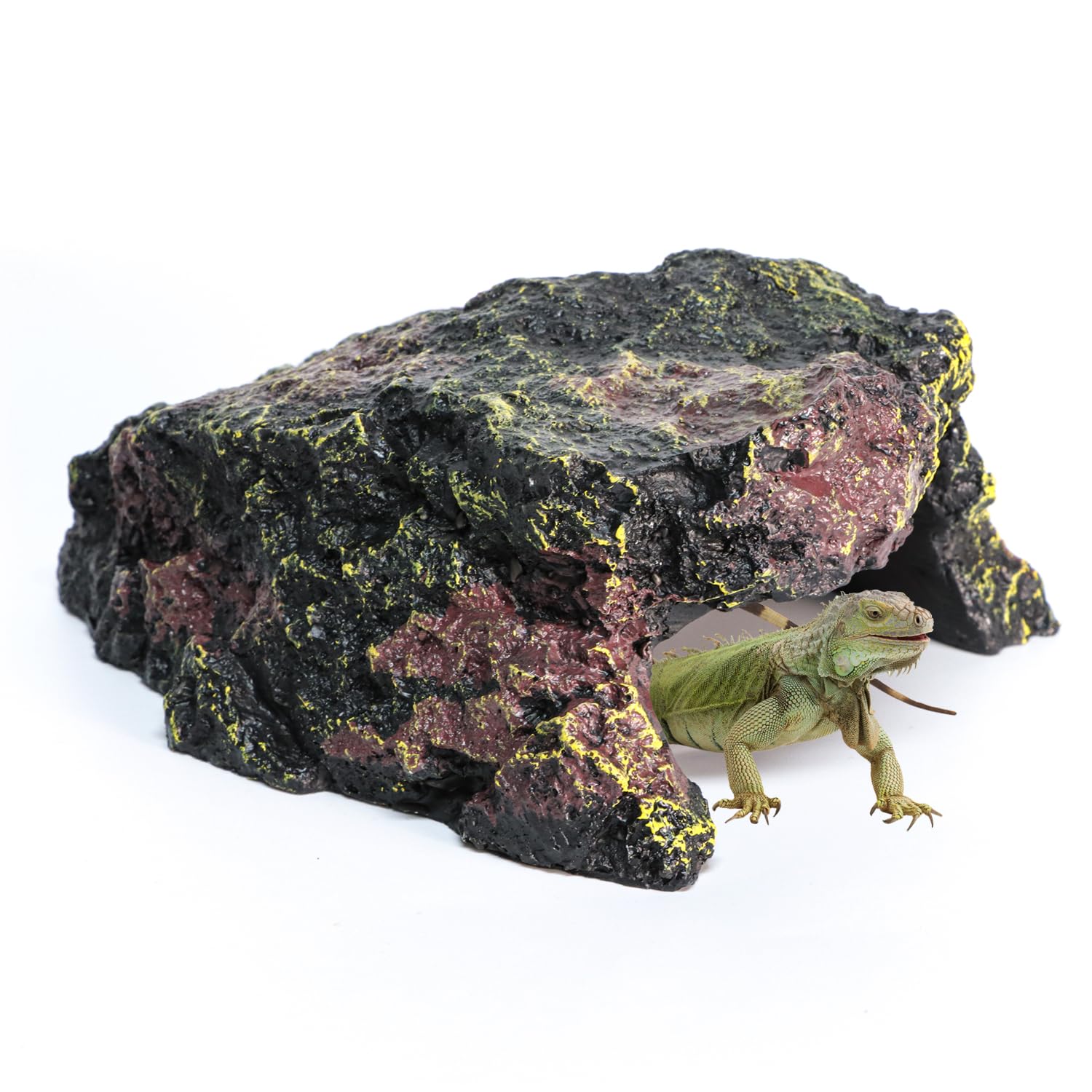 Snapklik.com : Lurmmue Reptile Rock Hide Cave, Aquarium Habitat Decor ...