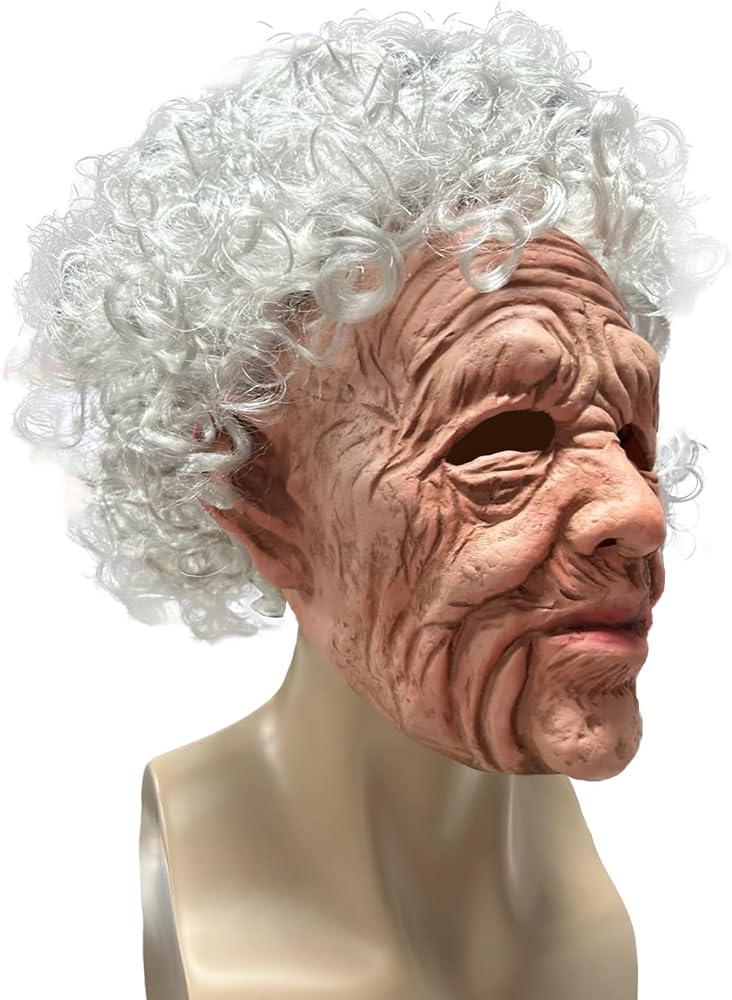 Kuberas Old Woman Mask Realistic Scary Granny Creepy Philippines | Ubuy