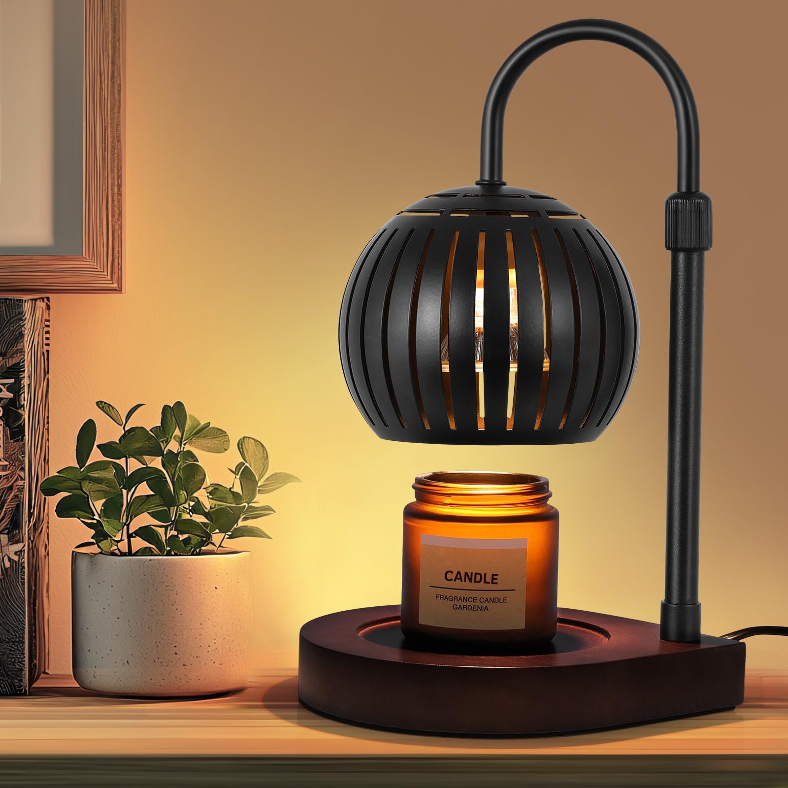 Amazon.com: Bolu Fly Candle Warmer Lamp with Timer, Dimmable, Height ...