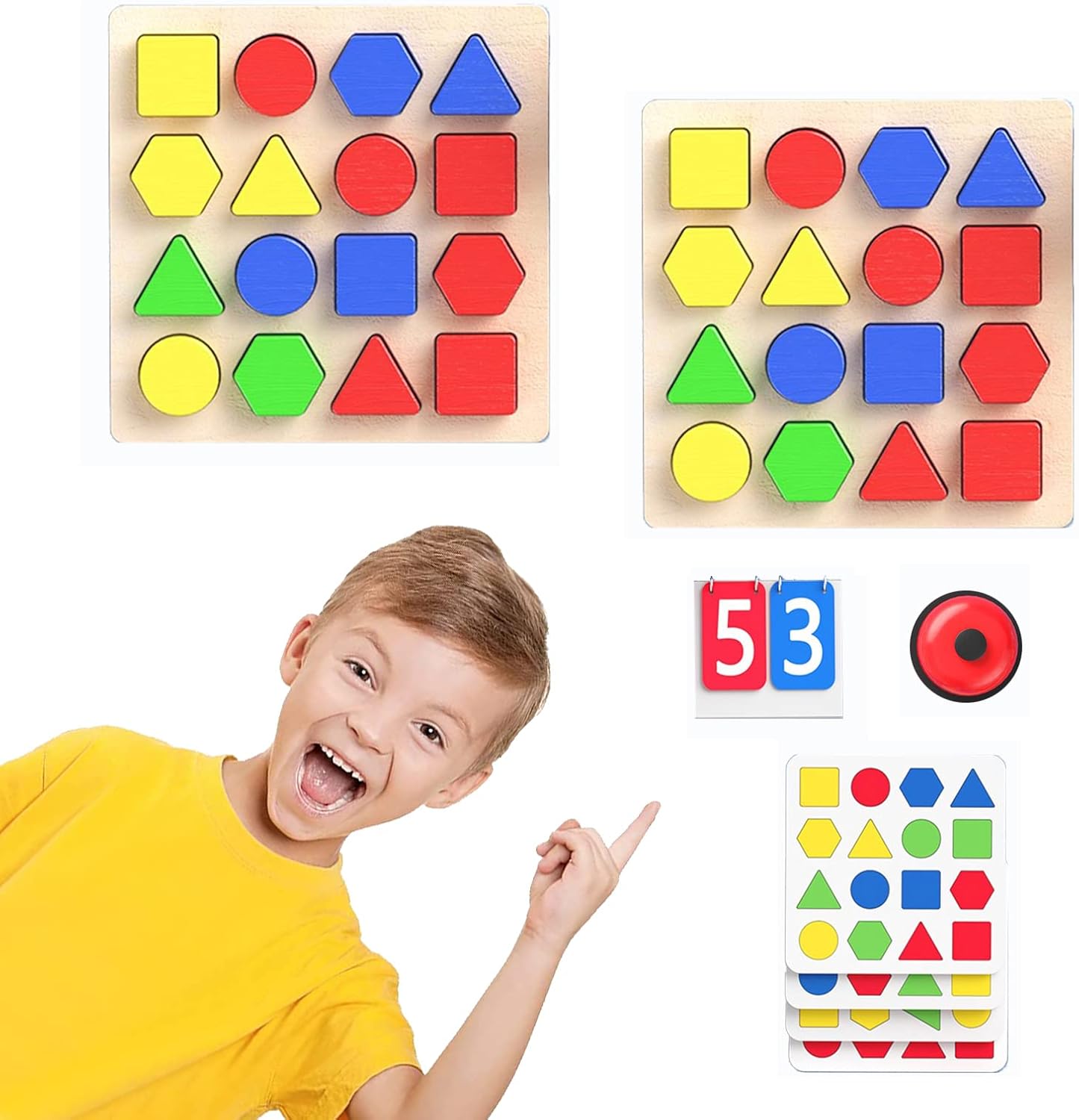 Amazon.com: Montessori Toddler Sensory Board with Scoreboard, Bell and ...