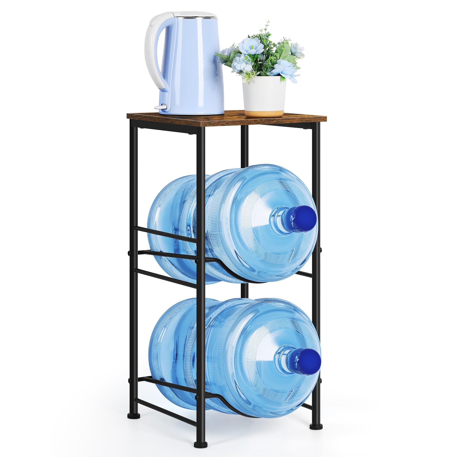 Amazon.com: Water Bottle Holder Organizer 5 Gallon Water Jug Holder ...