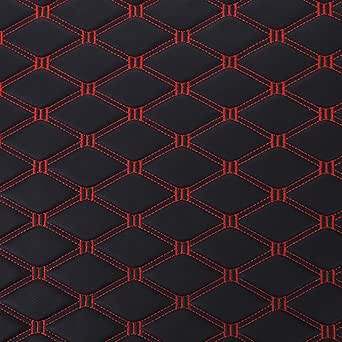 Amazon.com: LANOBA Quilted Foam Vinyl Fabric Diamond Pattern with 0.23 ...