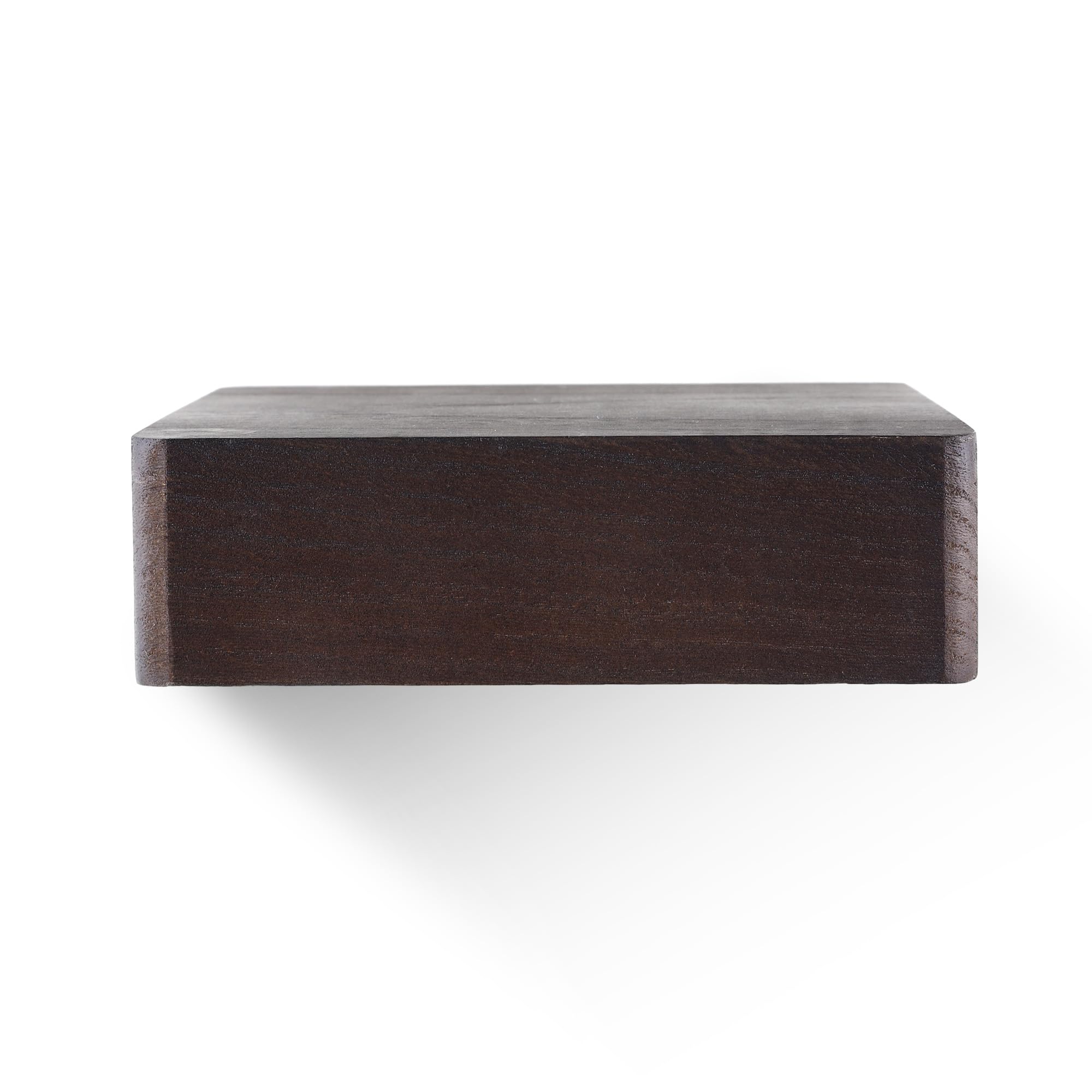 Amazon.com: MITREL Small Floating Wood Shelf, 6x6 Inches, Mini Square ...