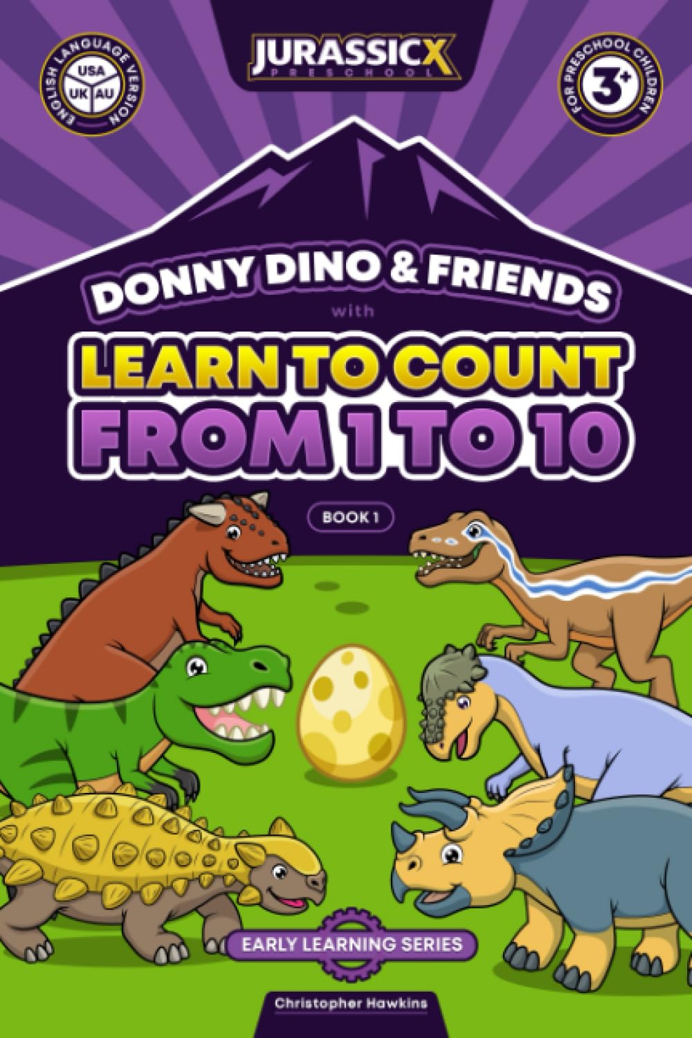 Amazon.com: Learn To Count From 1 to 10 with Donny Dino & Friends: Pre ...