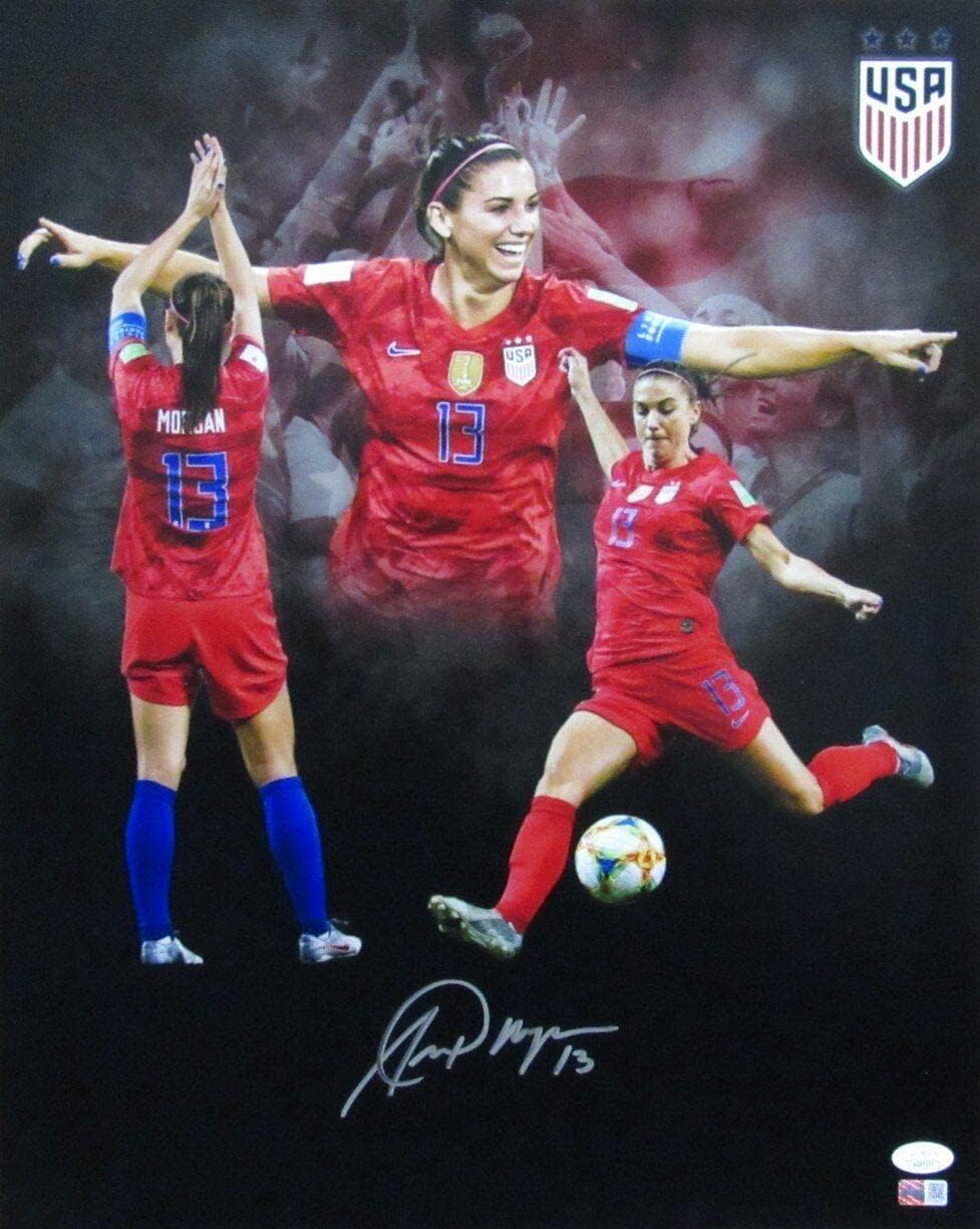 Alex Morgan US Women's Soccer Signed/Autographed 16x20 Photo JSA ...
