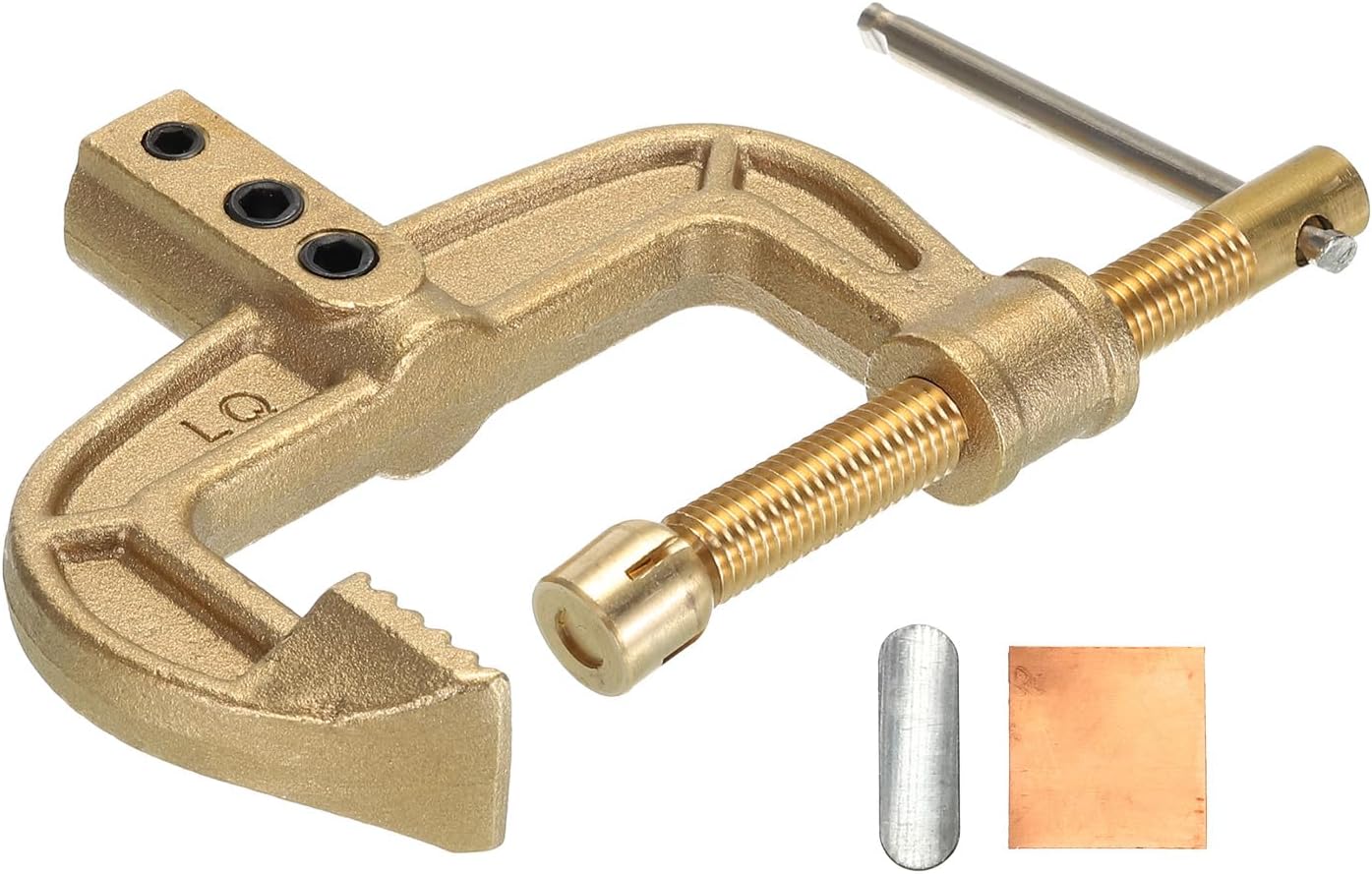 MECCANIXITY 800A Brass G-Shape Ground Welding Earth Clamp C-Clamp T ...