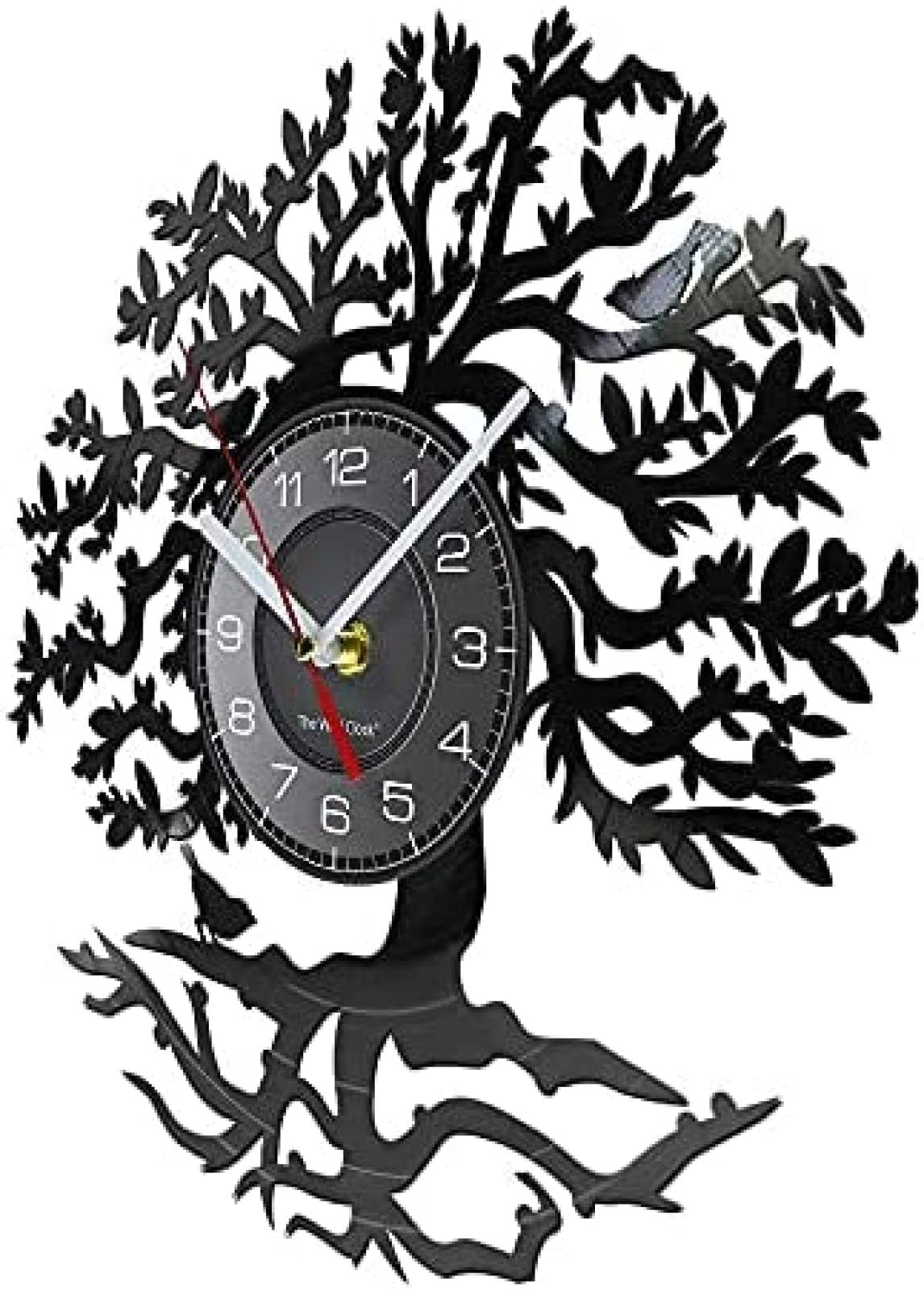 Grandfather Clock Clipart Black And White Tree