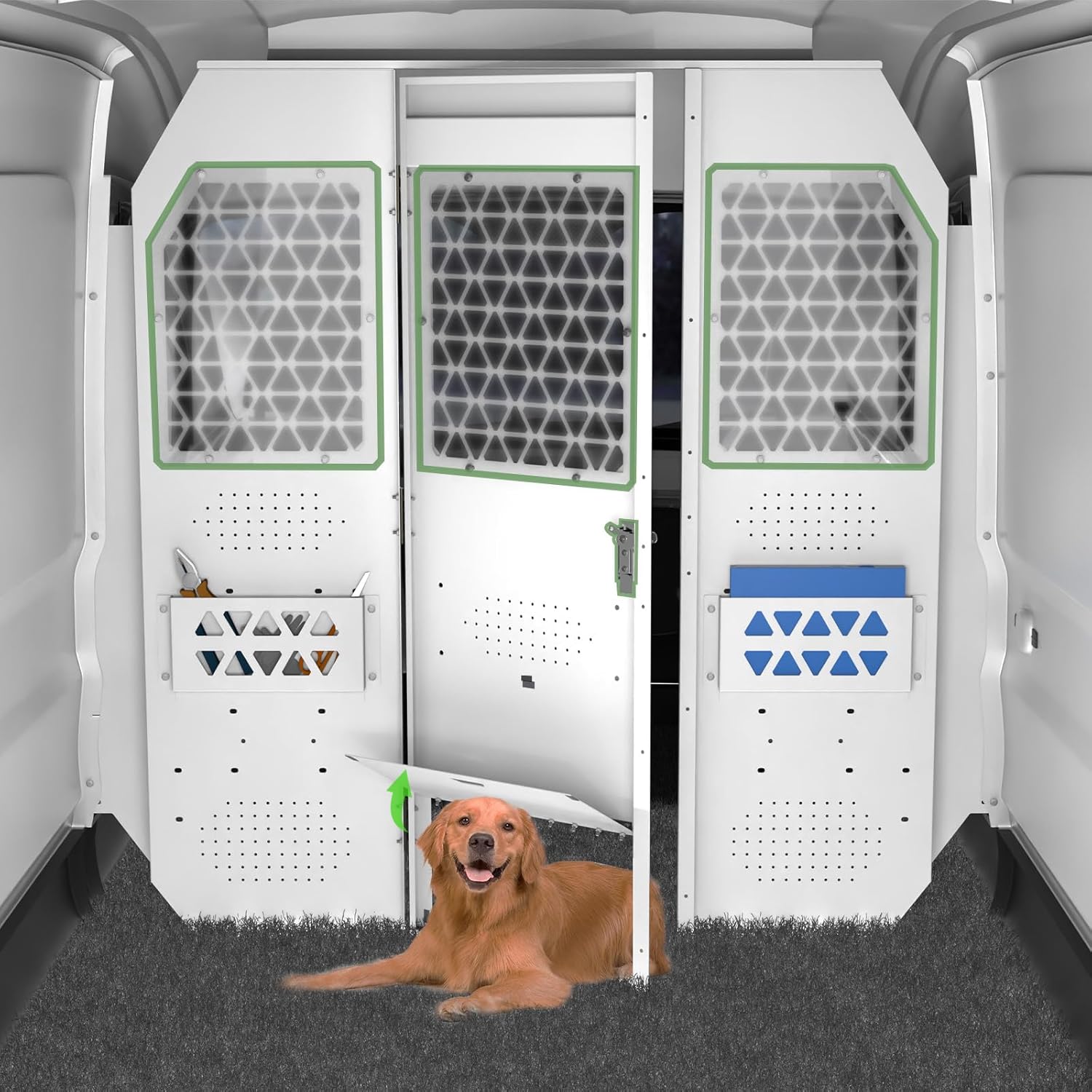 Amazon.com: StarONE Cargo Van Partition,Van Safety Partition Bulkhead ...