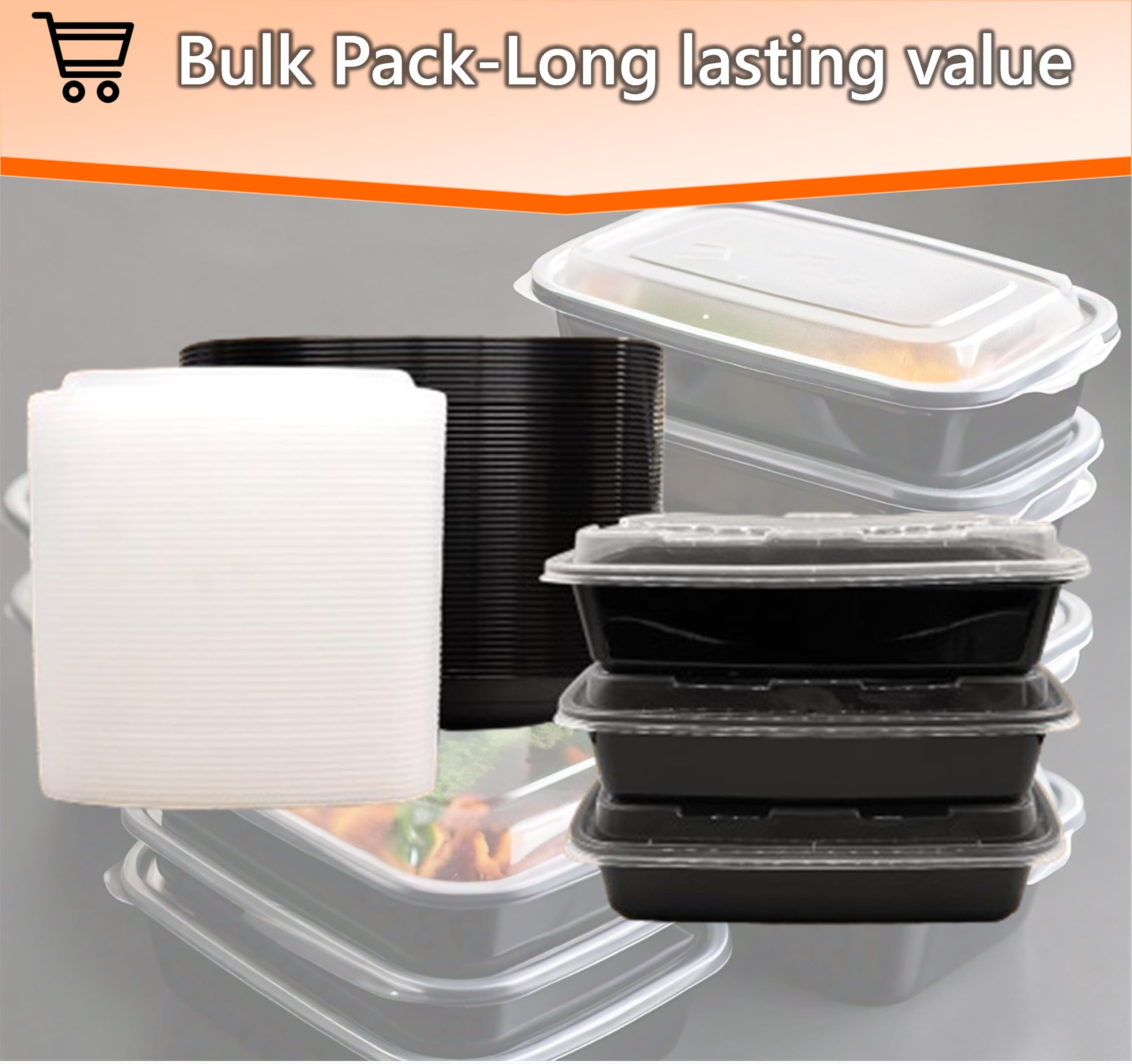 8x8 Plastic Containers Mr Miracle 8x8x3 Clear Clamshell Containers - 50 ...