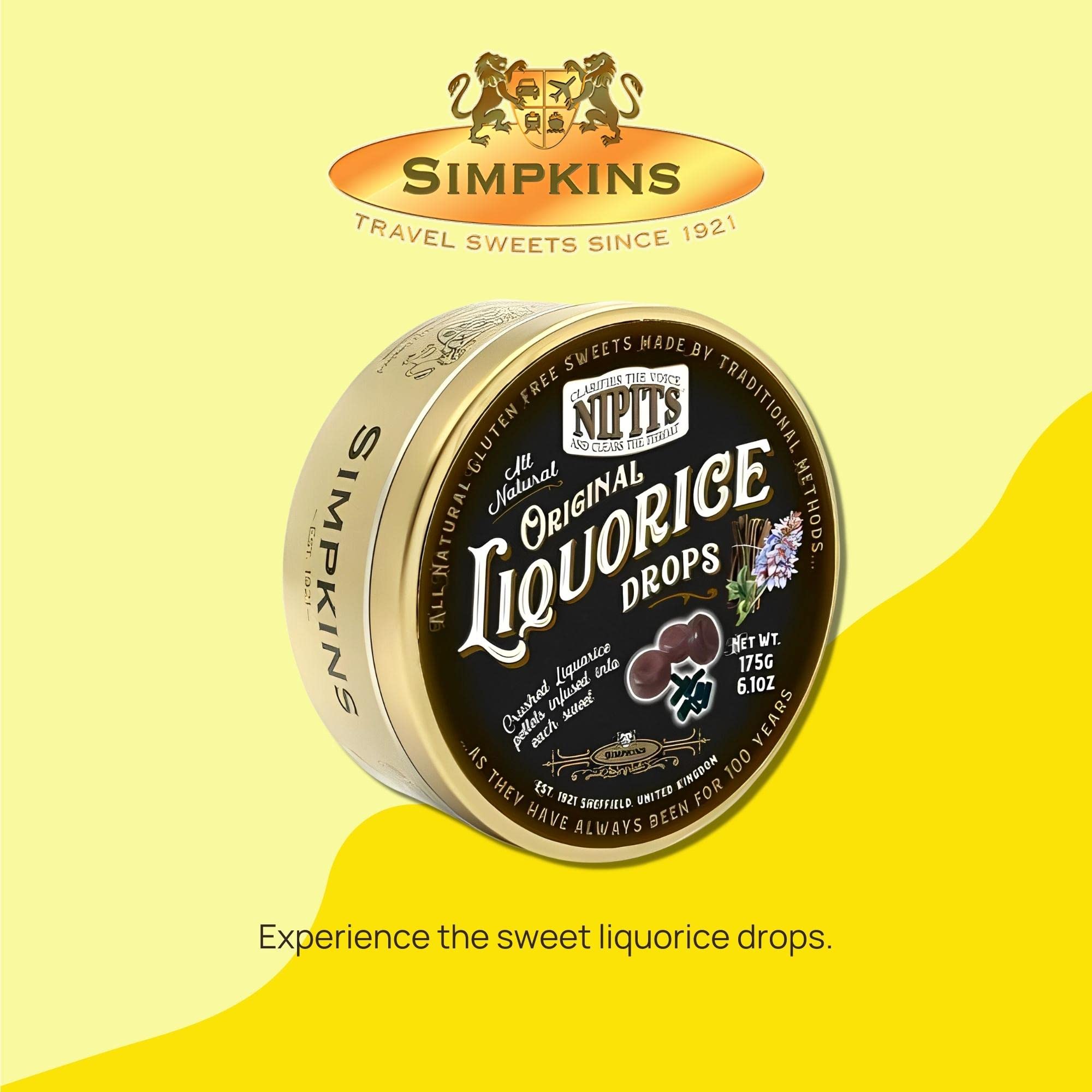 Snapklik.com : Simpkins Nipits Licorice Hard Candy - All Natural Black ...