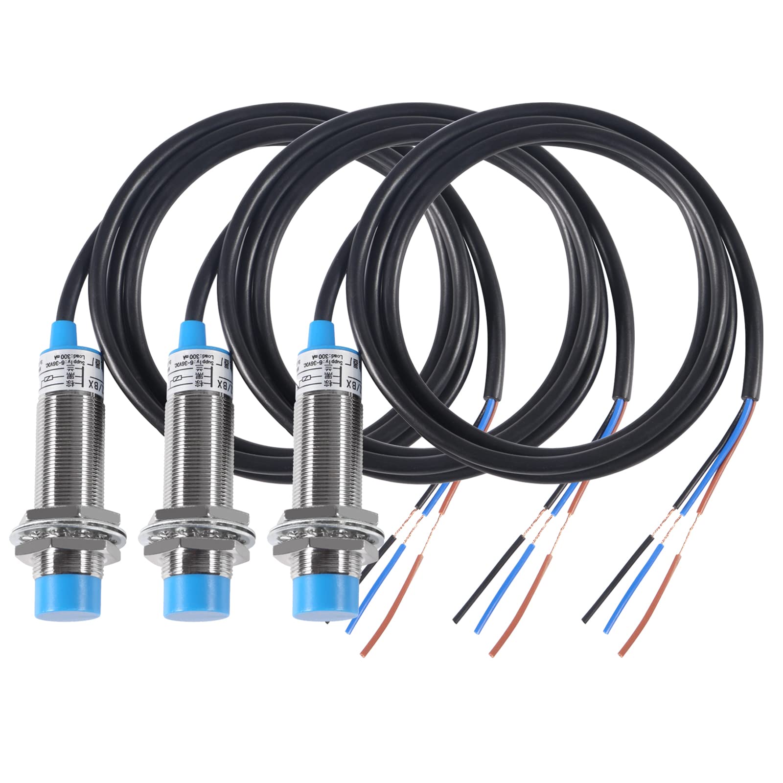 Snapklik.com : 3Pcs LJ18A3-8-Z/BX NPN NO Inductive Proximity Sensor ...