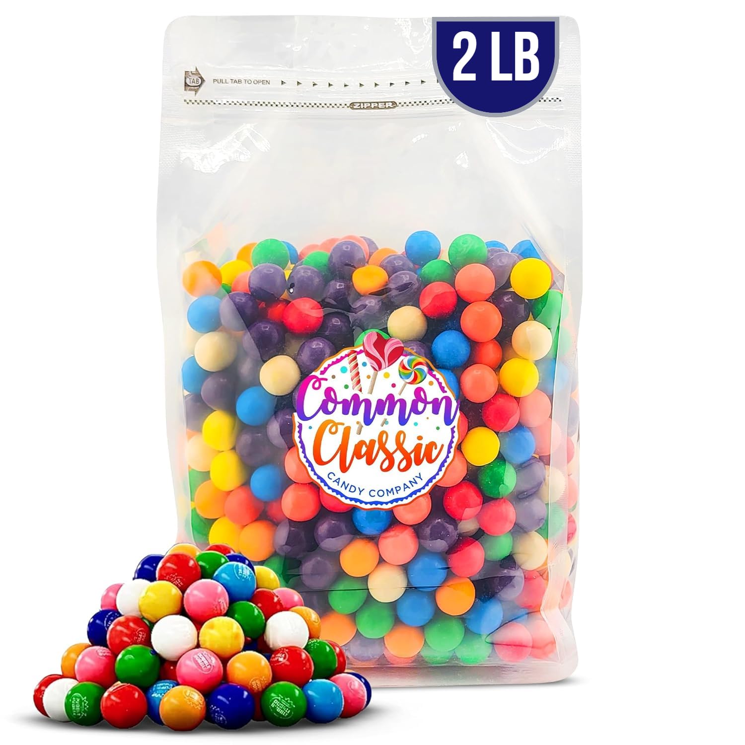 Buy Gumballs for Gumball Machine Refills - 0.5 Inch Mini Gumballs - 2 ...