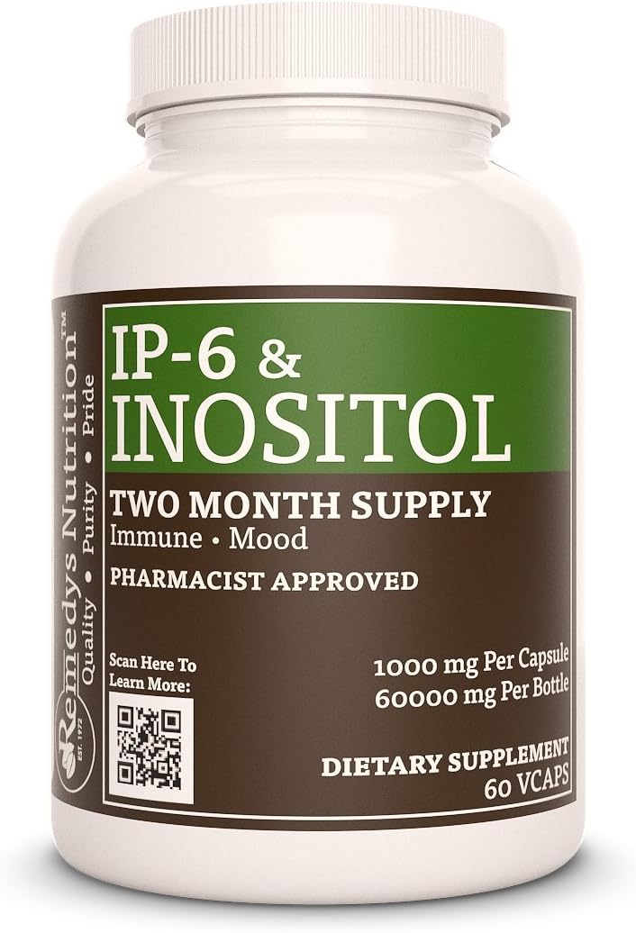 Amazon.com: IP6 & Inositol Remedy's Nutrition MEGA Strength 1,000 mg ...