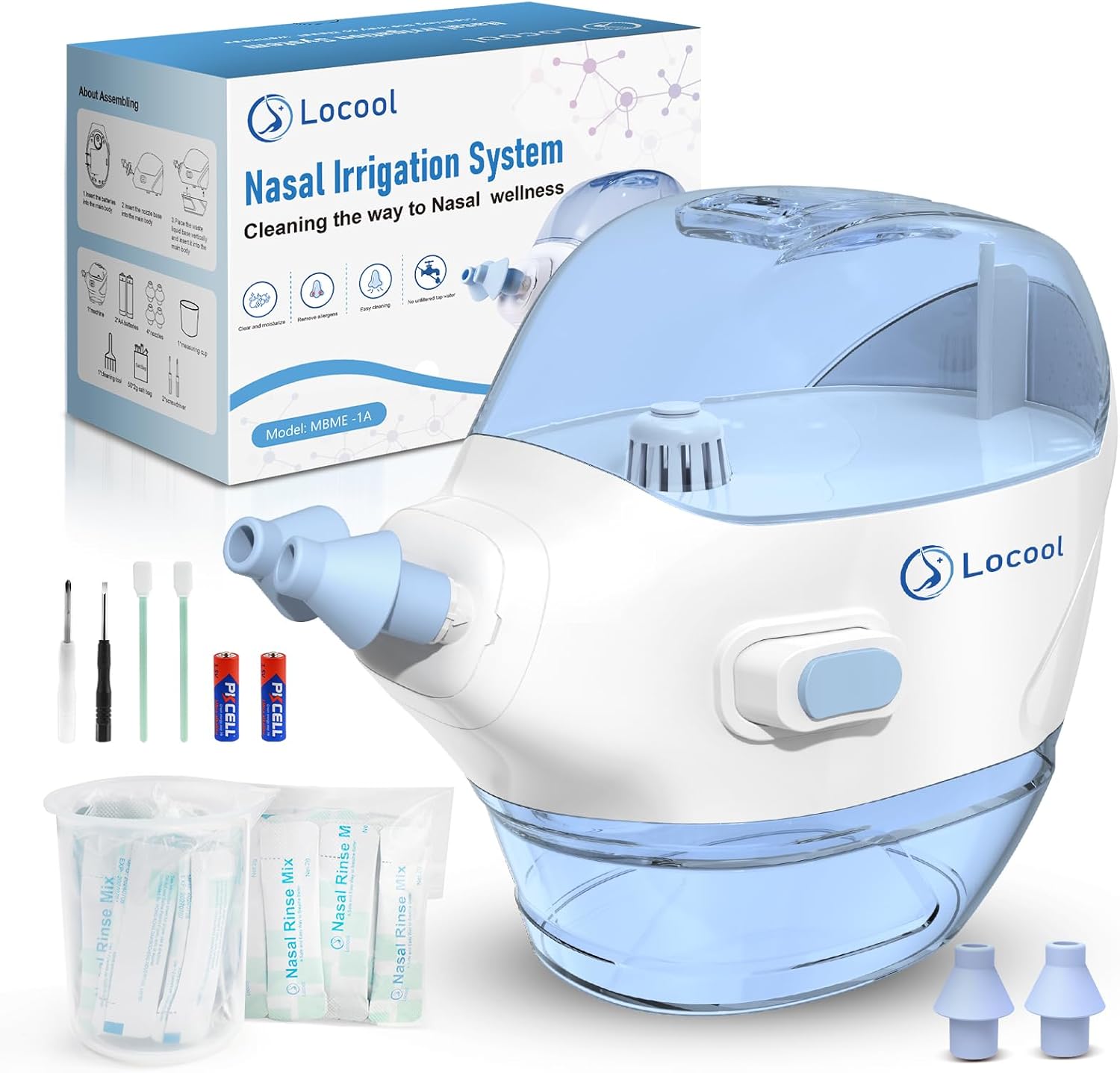 Amazon.com : Electric Nasal Irrigation System, Sinus Rinse Machine with ...