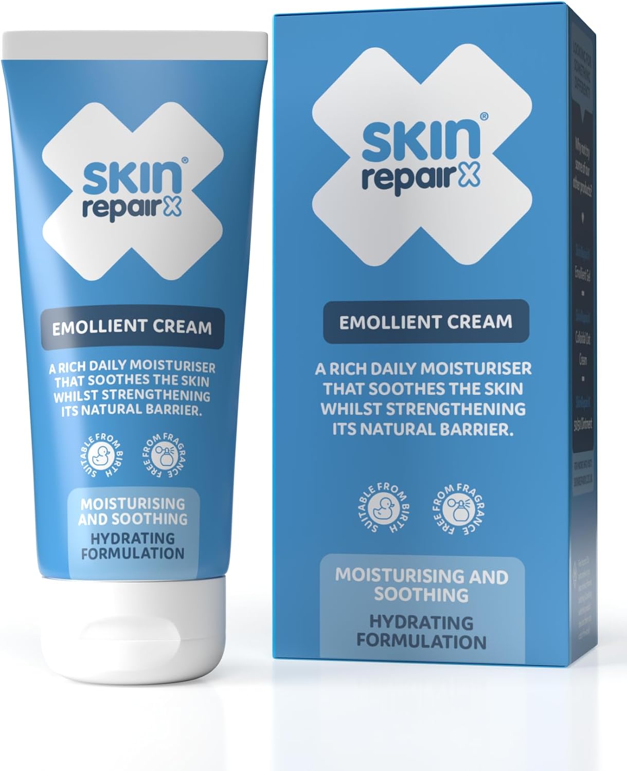 SkinRepairX Emollient Cream 100ml, For Dry Skin, Eczema, Psoriasis ...