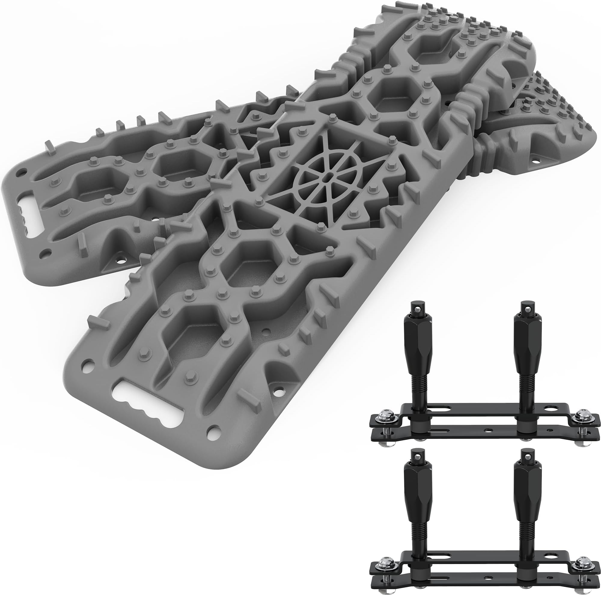 Amazon.com: ALL-TOP Traction Boards with Build-in Jack Base, 2PCS ...