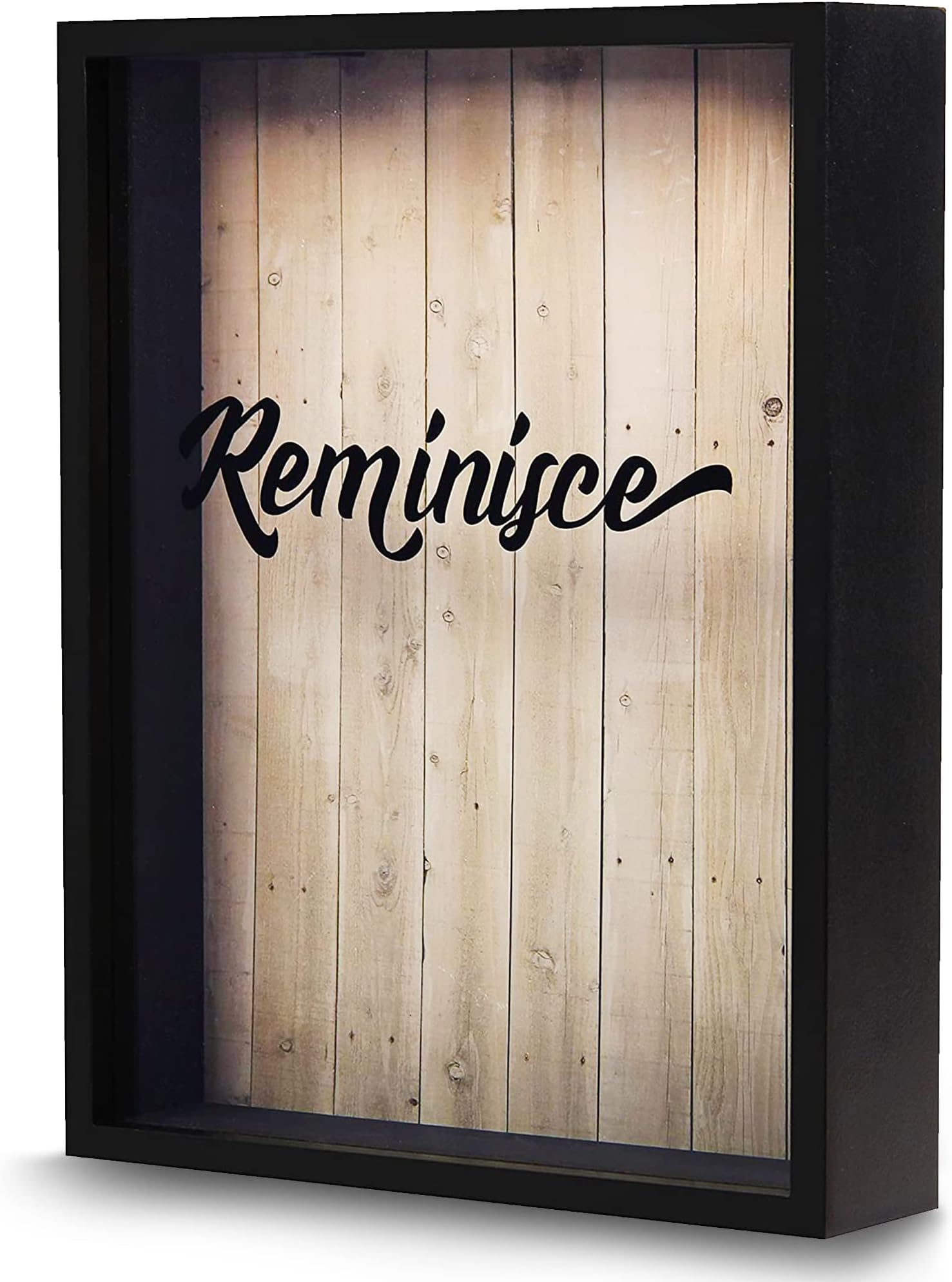 Amazon.com - been There Done That 7 x 7 Black Wood Framed Shadow Box ...