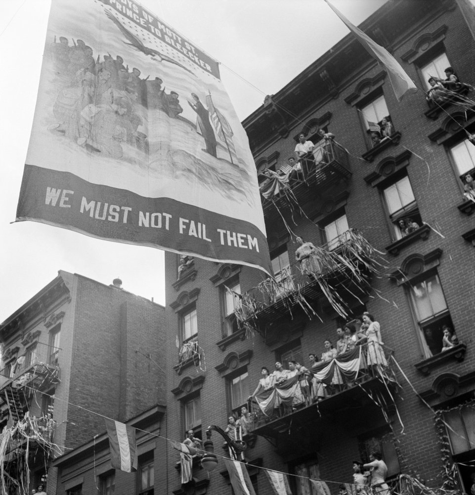 Buy New York Mott Street 1942 Na Raising Ceremony On Mott Street In New buy-new-york-mott-street-1942-na-raising-ceremony-on-mott-street-in-new