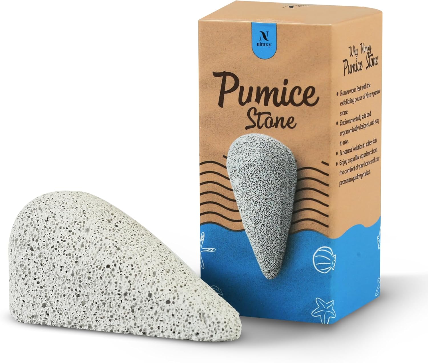 NIMXY Pumice Stone for Feet and Hands 1 Pc – Feet Hard Skin Remover ...