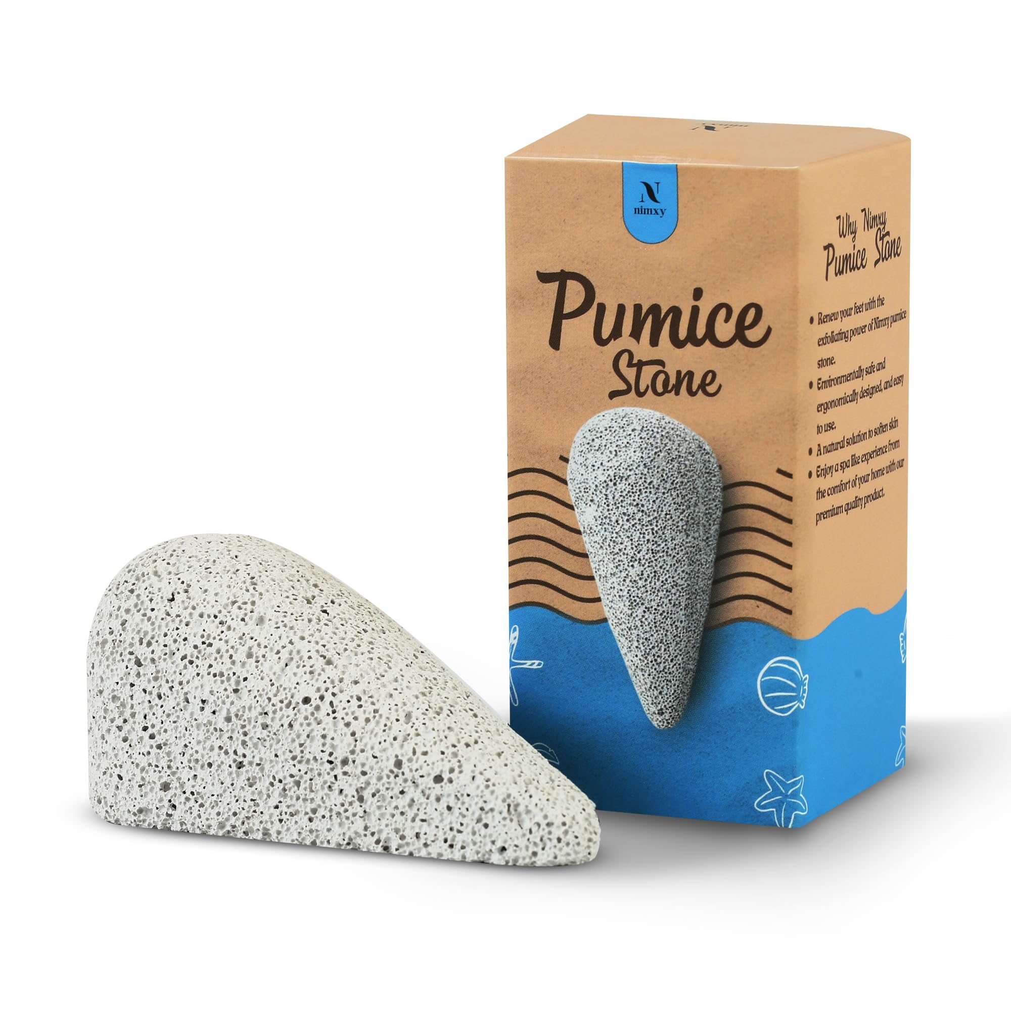 NIMXY Pumice Stone for Feet and Hands 1 Pc – Feet Hard Skin Remover ...