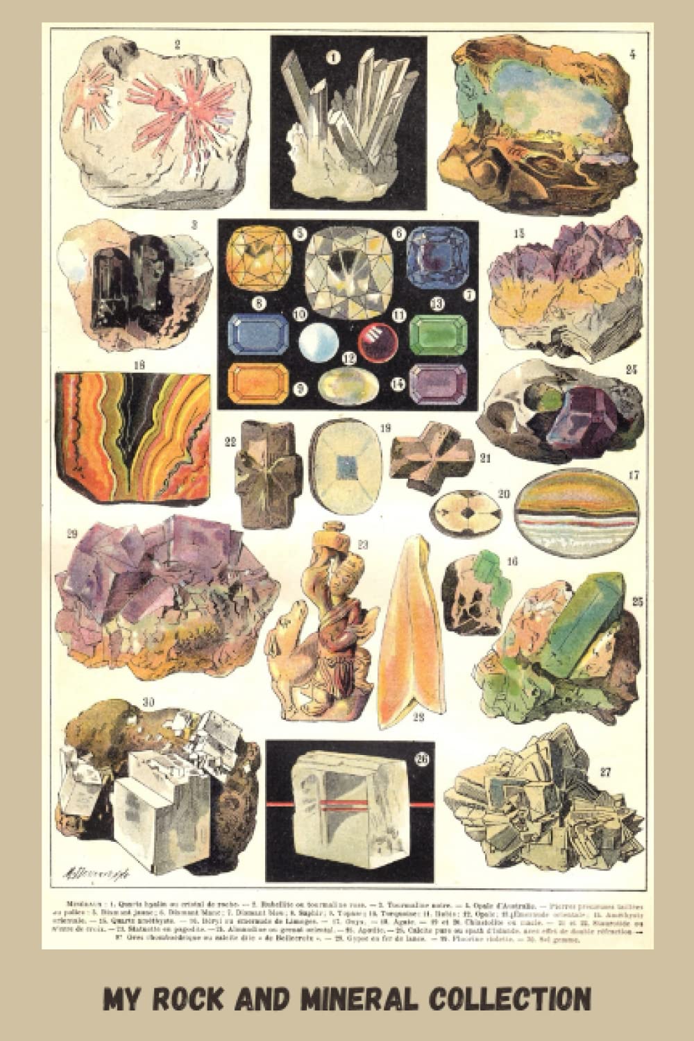 My Rock and Mineral Collection: Stone and Minerals Journal | Rock ...