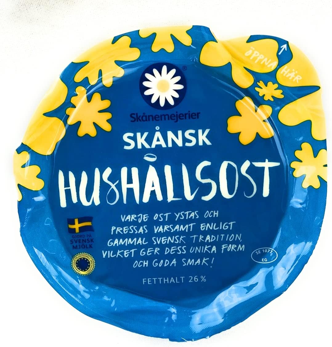 Amazon.com: Hushallsost Swedish Farmer's Cheese | "Household Cheese ...