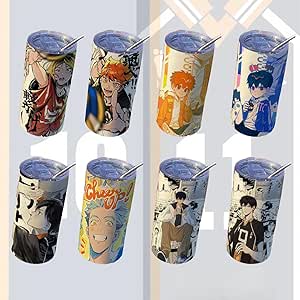 Amazon.com : MaveRy Anime Haikyuu Water Bottle Stainless Steel ...