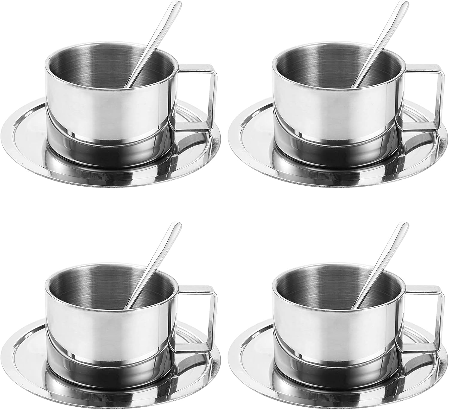 Amazon ZENFUN 4 Pack 6 8 Oz Stainless Steel Coffee Cups Set amazon-zenfun-4-pack-6-8-oz-stainless-steel-coffee-cups-set