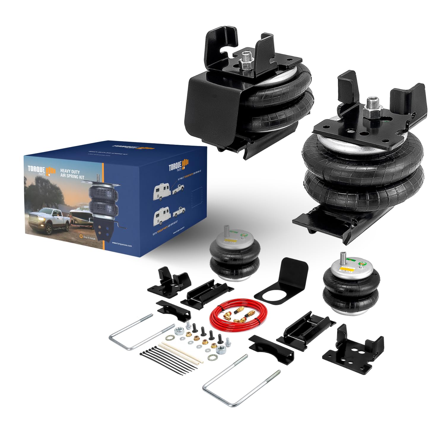 Snapklik.com : TORQUE Airbag Air Bag Suspension Kit For 2013-2025 Dodge ...