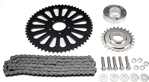 Amazon.com: MoKitDora Dyna Chain Drive Transmission Sprocket Conversion ...