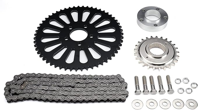 Amazon.com: MoKitDora Dyna Chain Drive Transmission Sprocket Conversion ...