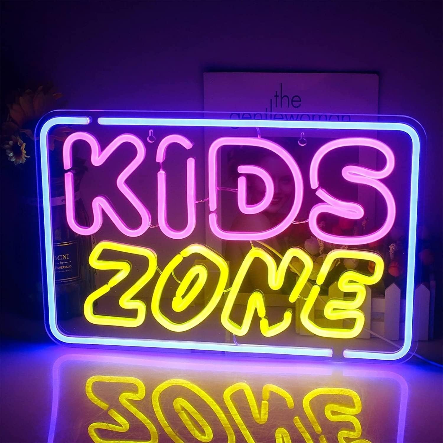 Amazon.com: YOYAL Kids Zone Neon Sign Lights, Custom Art Decor LED USB ...