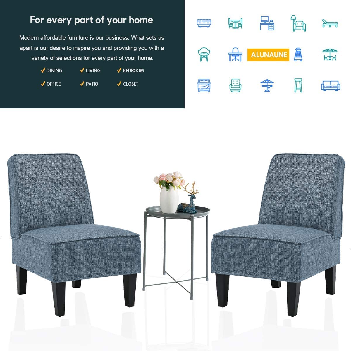 Armless Accent Chairs Target