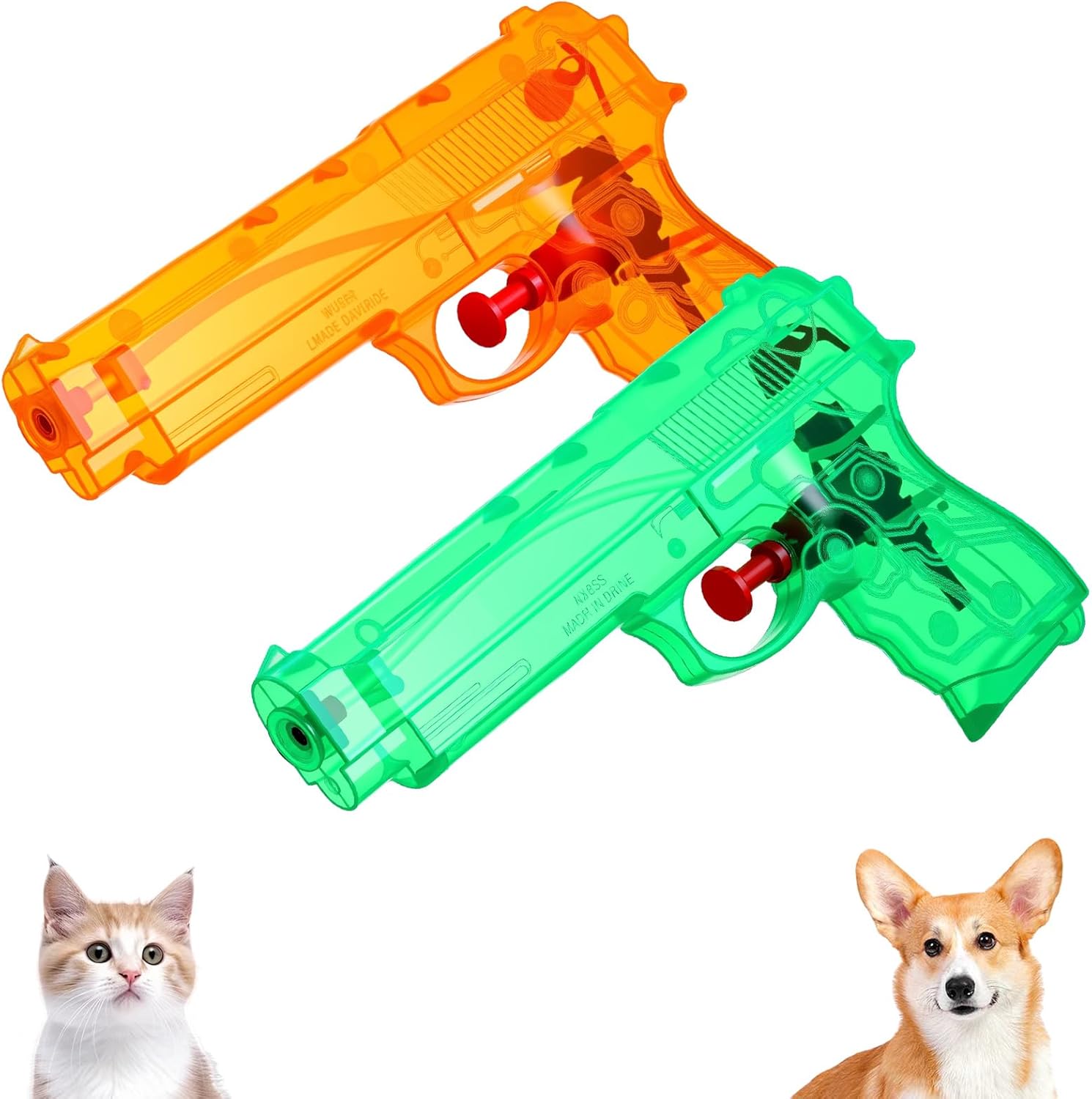 Amazon.com: Geelin 2 Pack Squirt Spray for Cats Dogs Training Squirt ...