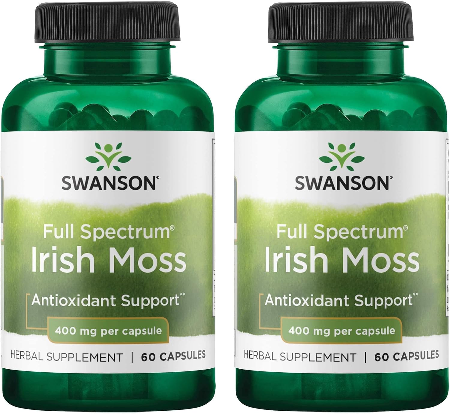 Swanson Musgo irlandés de espectro completo 400 miligramos 60 cápsulas ...