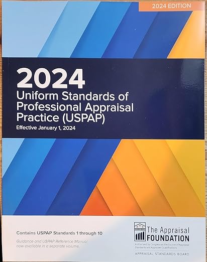 2024 USPAP. Guidance sold separately: The Appraisal Foundation ...