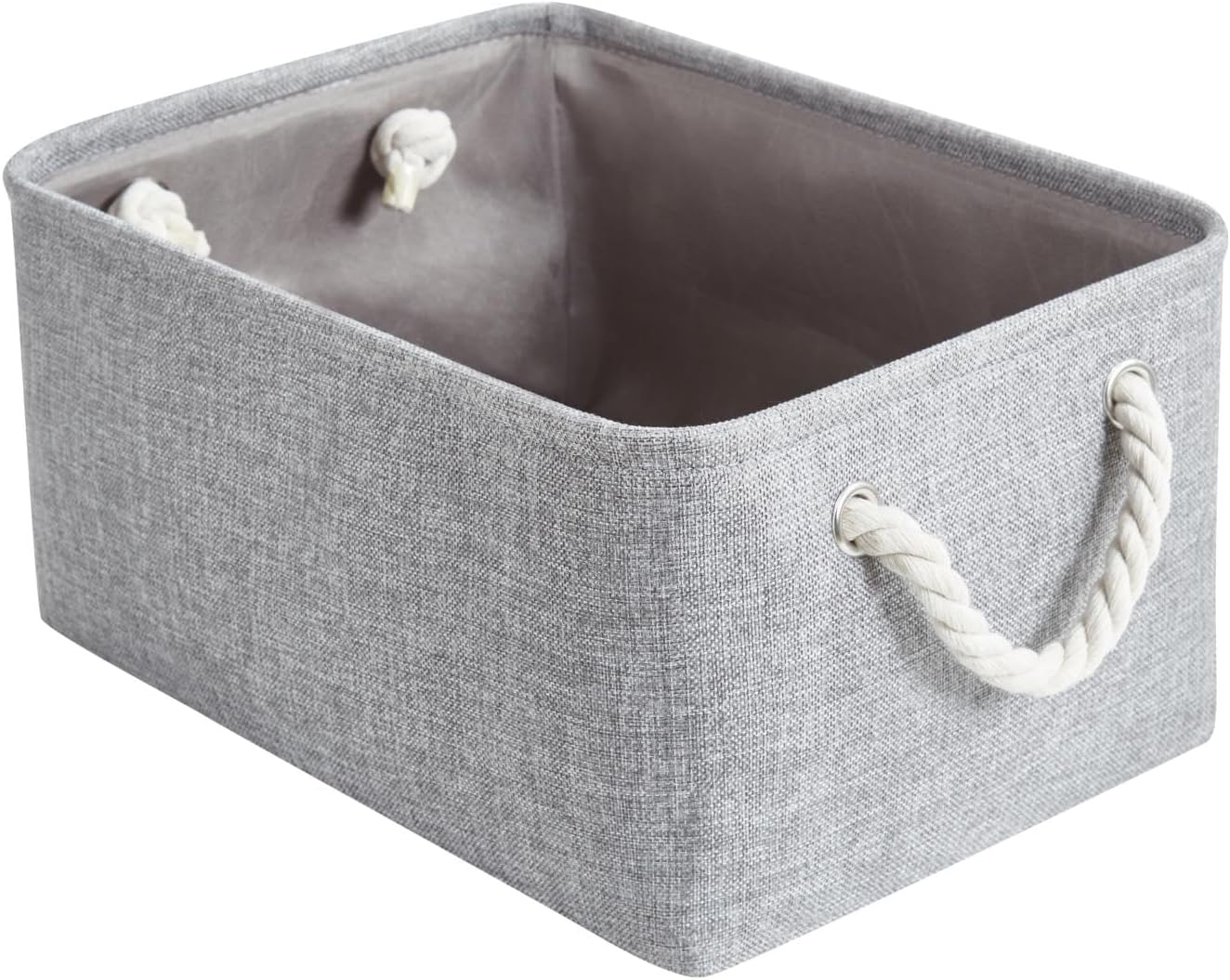Webeasy Small Storage Box with Handles, Foldable Wardrobe Baskets for ...
