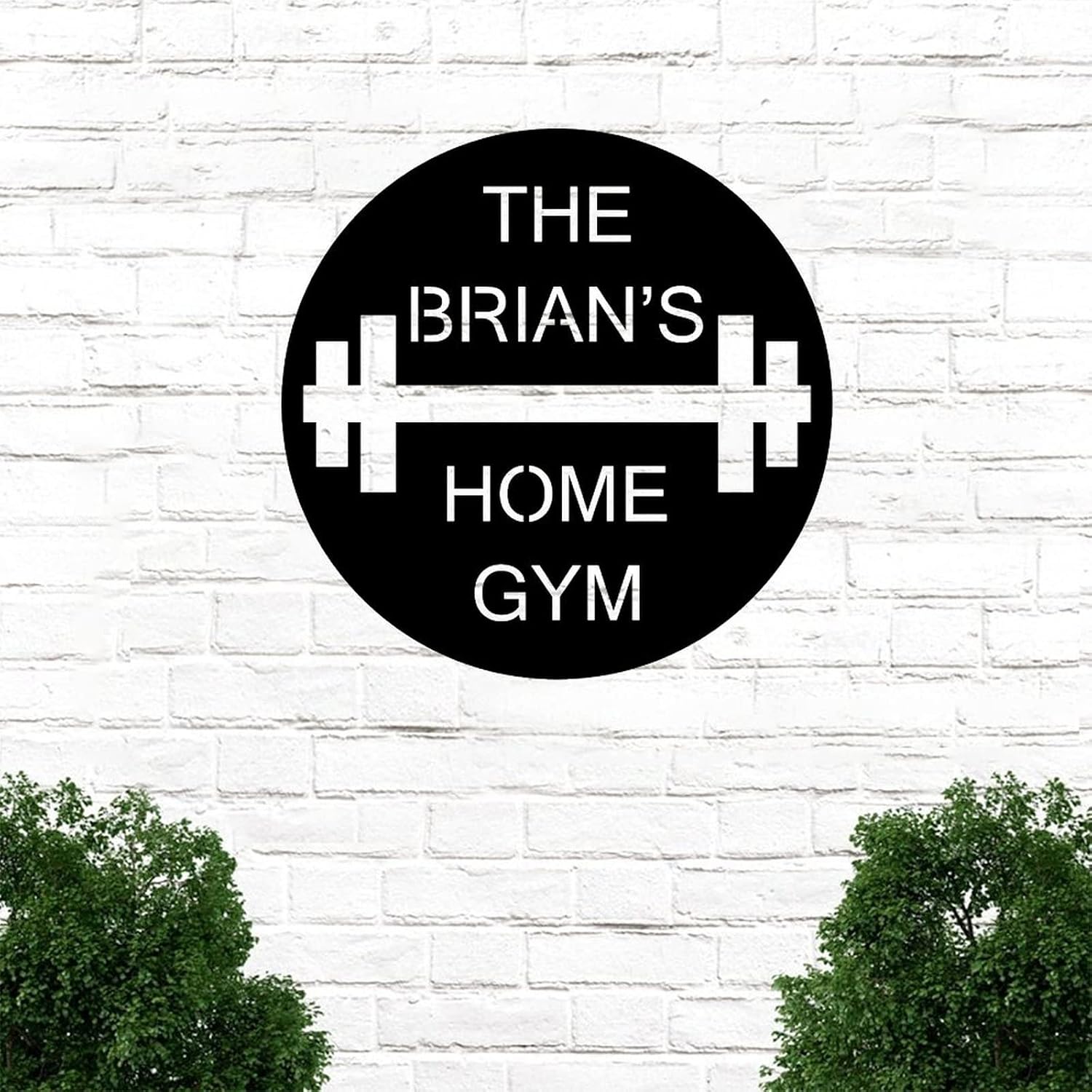 Amazon.com: Personalized Home Gym Signs for Workout Room, Personalized ...