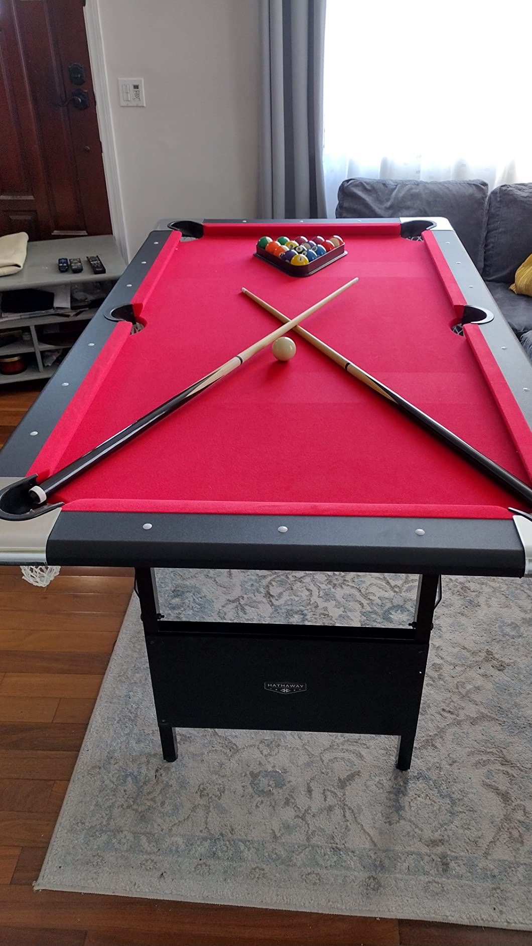 $31/mo - Finance Hathaway Fairmont Portable 6-Ft Pool Table for ...