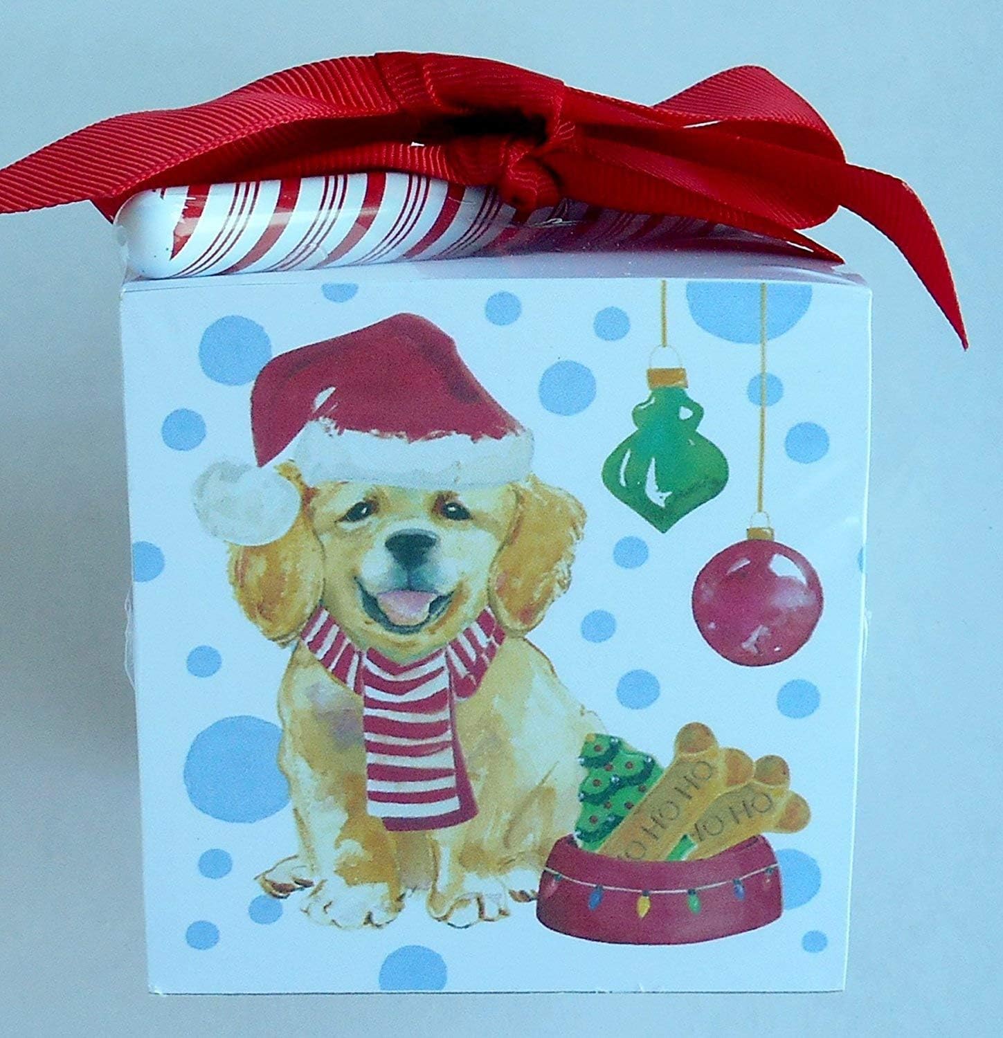 Amazon.com: Lady Jayne Christmas Paper Cube and Pen - Puppy Christmas ...
