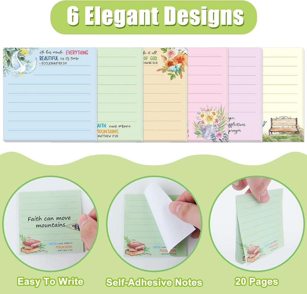 30 Pack Bible Sticky Notes - 600 Sheets Christian Botswana | Ubuy