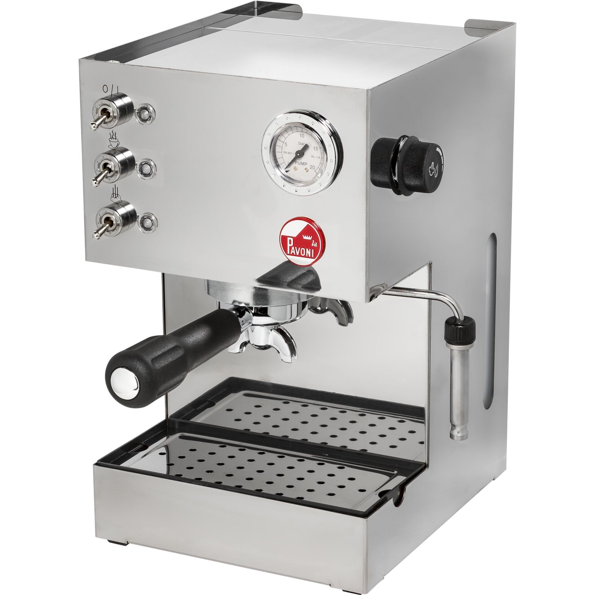 La Pavoni LPMGCM01EU Espresso Machine, Stainless Steel : Amazon.co.uk ...