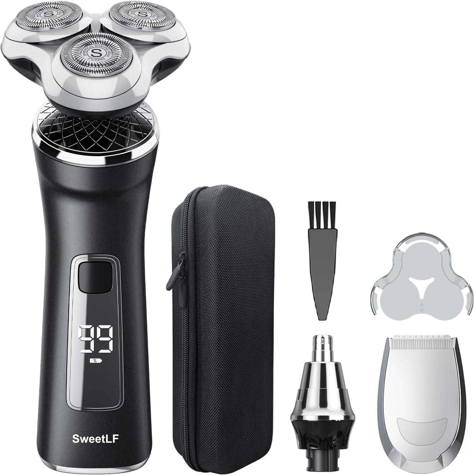 Amazon.com: Electric Razor for Men with Travel Case, SweetLF 100% ...